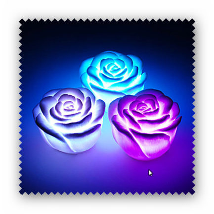 ROSE LUMINEUSE LED. Rose illuminée, Rose LED
